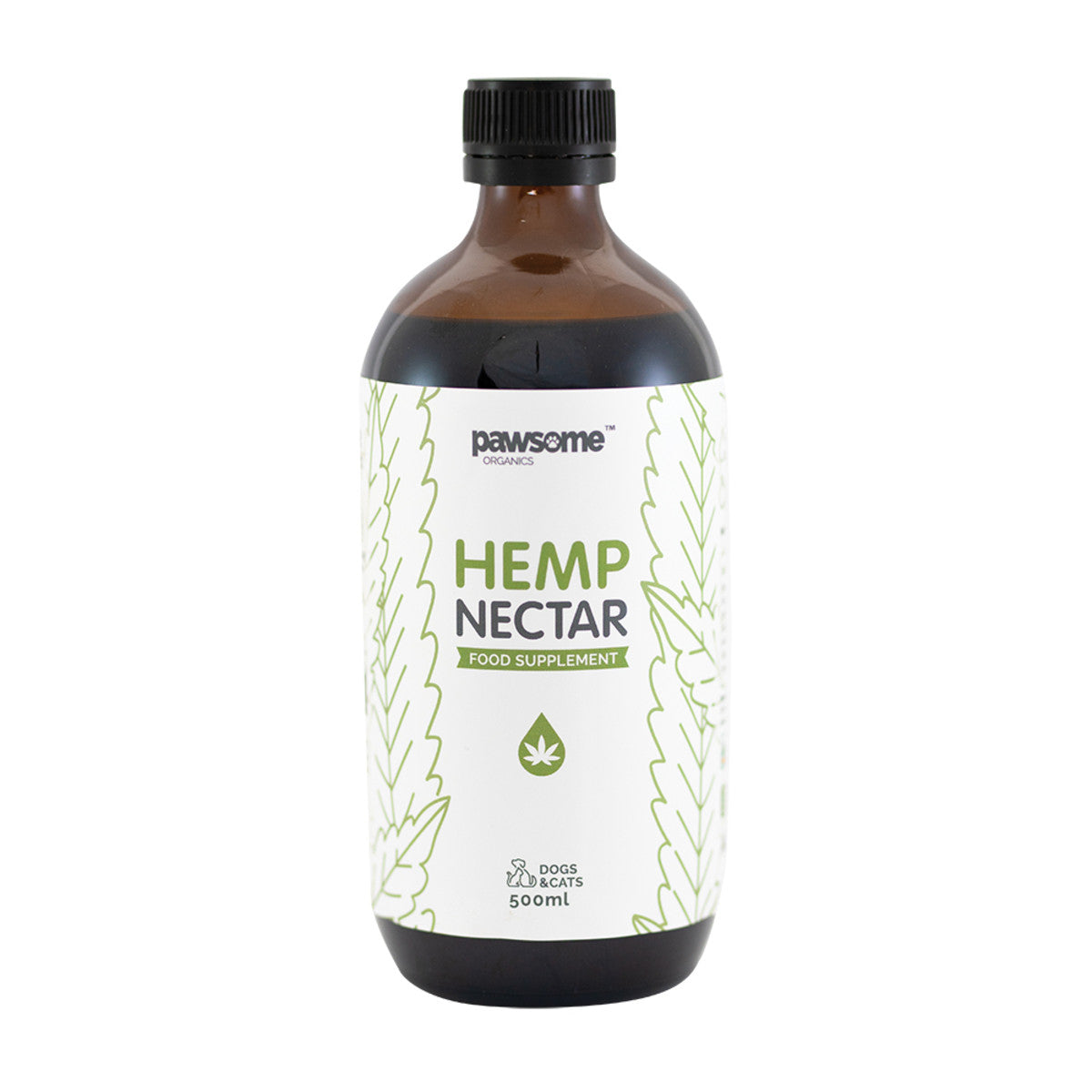 Pawsome Organics Pet Hemp Nectar (For Dogs & Cats) 500ml – MorpheAUS