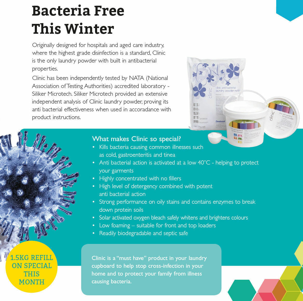 Clinic Antibacterial Laundry Powder – MorpheAUS